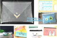 China zip lock document plastic pouch with zipper slide zip lock plastic pouch, pvc slider pouch,PVC slide pouch, slider zip for sale