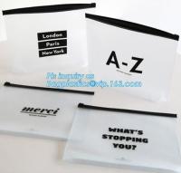 China Summer Kit Frosted k Bag Slider Zipper Bag, underware packing PE material slider zipper bag, slider zipper pvc bag for sale
