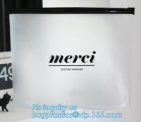 China Summer Kit Frosted k Bag Slider Zipper Bag, underware packing PE material slider zipper bag, slider zipper pvc bag for sale