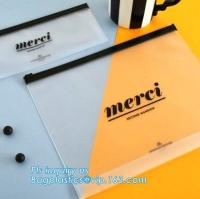 China Summer Kit Frosted k Bag Slider Zipper Bag, underware packing PE material slider zipper bag, slider zipper pvc bag for sale