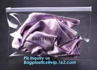 China Summer Kit Frosted k Bag Slider Zipper Bag, underware packing PE material slider zipper bag, slider zipper pvc bag for sale