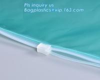 China Resealable zipper grape bag fruit packaging bags plastic slider bag, Matte finished apparel plastic packaging bag slider for sale