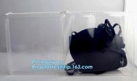 China Printed slider k plastic resealable clothes zipper bag, Eva Plastic Slider Zipper Clothes Packing Bag With Custom for sale