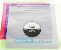 China Printed slider k plastic resealable clothes zipper bag, Eva Plastic Slider Zipper Clothes Packing Bag With Custom for sale