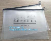 China Cosmetic Packaging Customized Clear PVC Travel Slider Bag/Manufacture pvc packaging bag,packaging pvc bag, slider zipper for sale