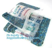China BOPP CPP printed plastic slider zipper bags for garment household packaging bag, slider zipper bag/transparent zip lock for sale
