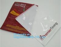 China No-toxic clear transparent pvc slider custom logo zipper bag, bag with slider nice plastic garment bag, slider zipper for sale