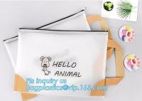China resealable slider zipper underwear packaging bags with logo, matte frosted PVC slider zipper bag plastic bag with zipper for sale
