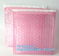 China Protection Usage For Cosmetic Packaging Slider Bags, Custom Poly Bags Slider Bags, Reusable Packing Slider bubble bag, H for sale