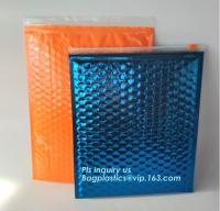 China Protection Usage For Cosmetic Packaging Slider Bags, Custom Poly Bags Slider Bags, Reusable Packing Slider bubble bag, H for sale