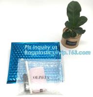 China Protection Usage For Cosmetic Packaging Slider Bags, Custom Poly Bags Slider Bags, Reusable Packing Slider bubble bag, H for sale
