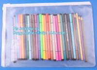 China Fabric zipper professional vinyl slider bag pvc zipper bag, slider zipper plastic bag for packaging, zipper packing bag for sale