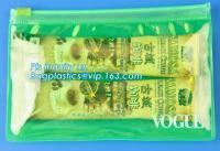China Fabric zipper professional vinyl slider bag pvc zipper bag, slider zipper plastic bag for packaging, zipper packing bag for sale