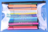 China Fabric zipper professional vinyl slider bag pvc zipper bag, slider zipper plastic bag for packaging, zipper packing bag for sale