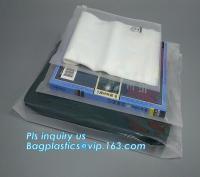 China reclosable packaging slider zipper bags, Side gusset handle slider zipper, slider zipper frosted PVC document bag, zip for sale