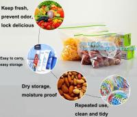 China reclosable packaging slider zipper bags, Side gusset handle slider zipper, slider zipper frosted PVC document bag, zip for sale