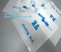 China Transparent bottom gusset slider k pvc zipper bags with holding loop, slider biodegradable zipper bag, slider zip for sale