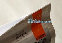 China recyclable different type dog/cat food packaging slider zipper bag direct manufacturer in china, flat bottom aluminum fo for sale