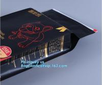 China Custom printed side guesset foil slider zipper pet dog food bag, Zipper Packaging Pet Aluminum Foil Plastic Slider Biscu for sale
