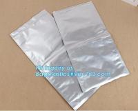 China laminated multiple layer plastic aluminum foil bag side gusset pet food bag with slider k, Customized Printing Sta for sale
