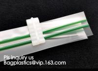 China Eco-friendly PE two Track Vacuum Plastic Zipper,PE Hermetic Seal Zipper, pvc zipper puller locking zipper pull for sale