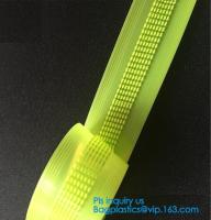 China vacuum bags without teeth double color flange zipper, PVC Plastic Slider Zipper For Plastic Zipper Pouch, double color f for sale