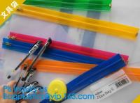 China Easy tear transparent plastic PE food bag zipper, Plastic Colored Double Line zipper, PE zipper for zipper bag with zipp for sale