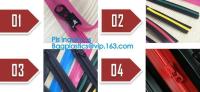 China multi colored transparent plastic easy tear zipper, closure pe bag clear press lok zipper, reclosable press zipper for sale