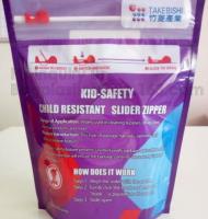 China Child-resistant Packaging, Kraft Paper Child Resistant Bag, Opaque Plastic Lockable Medication Bag , Stand Up k Ba for sale