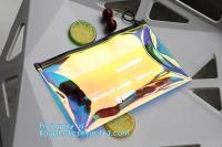 China Kid Handbag Pu Cheaper Plastic Zipper Slider Clear Pvc Bag, Slider Zipper Bag Plastic Bag For Card, zipper packaging bag for sale