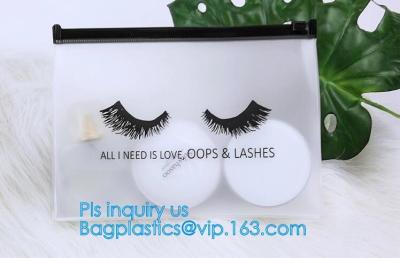 China Slider Packaging waterproof promotion Zipper bag, Sinicline pvc mini plastic zipper cosmetic slider zip bags with print for sale