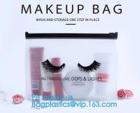 China Slider Packaging waterproof promotion Zipper bag, Sinicline pvc mini plastic zipper cosmetic slider zip bags with print for sale