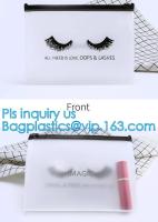 China Slider Packaging waterproof promotion Zipper bag, Sinicline pvc mini plastic zipper cosmetic slider zip bags with print for sale