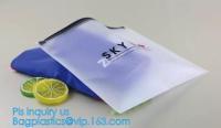 China PVC Stationery ruler set packaging bag with slider, fabric slider zip bags, slider PVC cosmetic bag,pencil bag for sale