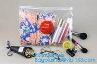 China PVC Stationery ruler set packaging bag with slider, fabric slider zip bags, slider PVC cosmetic bag,pencil bag for sale