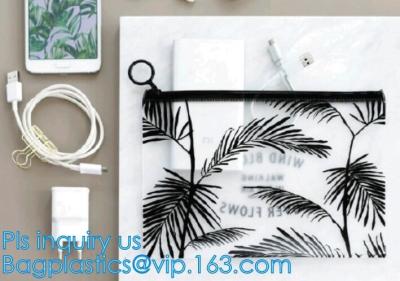 China underwear packing slider zipper bags with hanger, Cosmetic k clear bubble bags, Manufacturer Clear Vinyl Slider Ba for sale