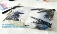 China swimwear packaging bags, slider zipper pvc pouch glitter clear plastic vinly k bag, biodegradable pvc plastic slid for sale