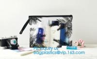 China swimwear packaging bags, slider zipper pvc pouch glitter clear plastic vinly k bag, biodegradable pvc plastic slid for sale