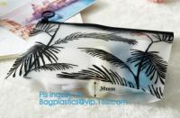 China swimwear packaging bags, slider zipper pvc pouch glitter clear plastic vinly k bag, biodegradable pvc plastic slid for sale