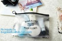 China swimwear packaging bags, slider zipper pvc pouch glitter clear plastic vinly k bag, biodegradable pvc plastic slid for sale