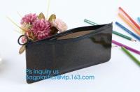China slider zip lock black zip lock bag, nylon zipper pouch travel toiletry makeup PVC cosmetic bag, zipper and slider OEM or for sale