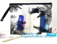 China slider LDPE A5 plastic document bag, Zipper slider clear custom undergarment packaging bag, Frosted PVC Swimwear Packing for sale