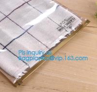 China Pencil Zipper Packing Bag Clear PVC Pencil Packing Bag Slider, PVC Slider Zipper Bag For Make Up For Holographic Laser for sale
