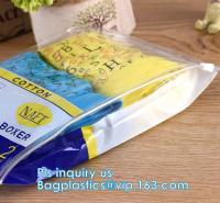 China K slider bags/slider zipper bag mobile phone cover/ cell phone cover packaging bag, Zipper PVC underwear package for sale
