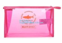 China vinyl a3 / a4 / a5 plastic pvc mesh zipper bag, Eco-friendly Slider Zipper Flat Plastic Bag For Document or Swimwear, zi for sale