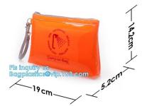 China PVC zipper bag transparent plastic self-sealing bag socks plastic bag stationery bags custom, vinly slider zipper packag for sale