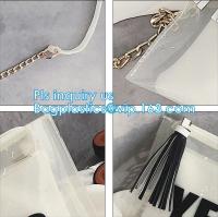 China k candy bags, water proof cosmetic vinyl PVC/EVA slider zipper plastic bags, Reclose Holographic Slider Cosmetic M for sale