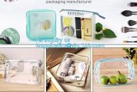China Holographic Vinyl Film Hologram Bag With Slider Zip, Pvc Holographic Cosmetics Bag, Plastic Zipper Bag/eva zipper bag wi for sale
