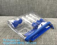 China standup plastic double slider zip bag, k bags with slider zip lock, slider k bag for holiday package gift for sale