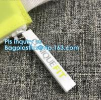 China pvc zipper bag for cosmetics, slider biodegradable zipper bag, Portable PVC Plastic Bag Transparent PVC Bag With handle for sale